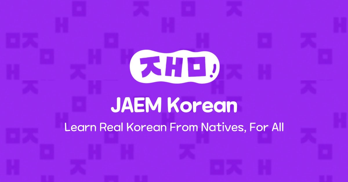 Learn Korean with Real Native Instruction | JAEM Korean