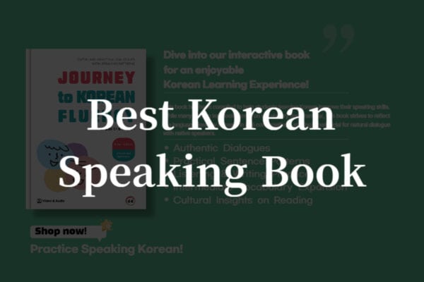 Be Fluent with the Best Korean Speaking Book 2024