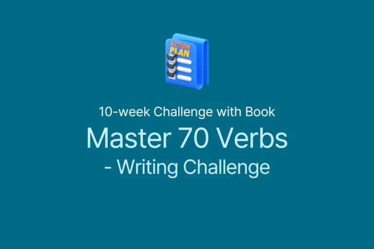 Master 70 Verbs - Writing Challenge - JAEM Korean